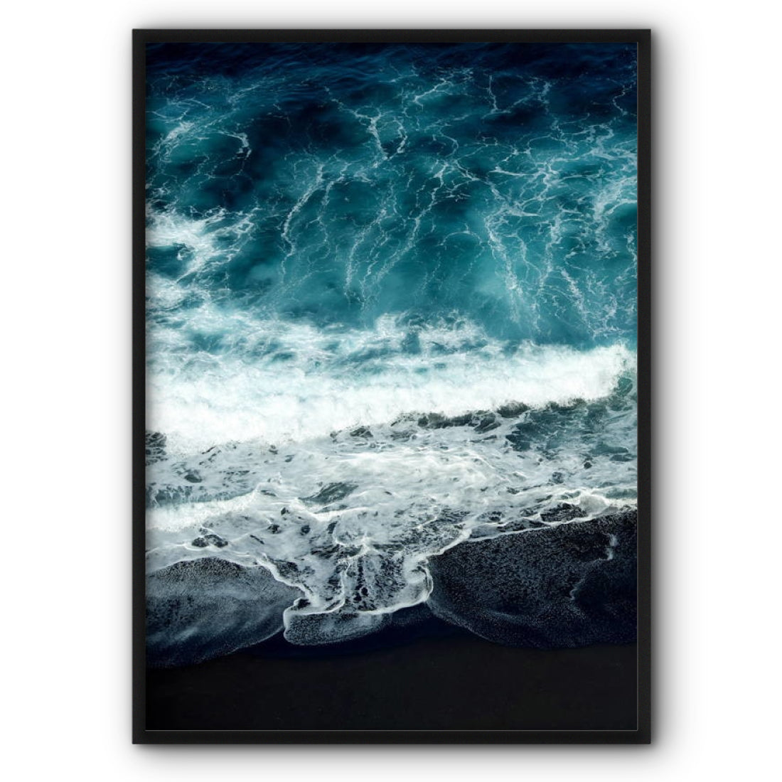 Ocean Waves Canvas Print Poster Wall Art – The Style Habitat