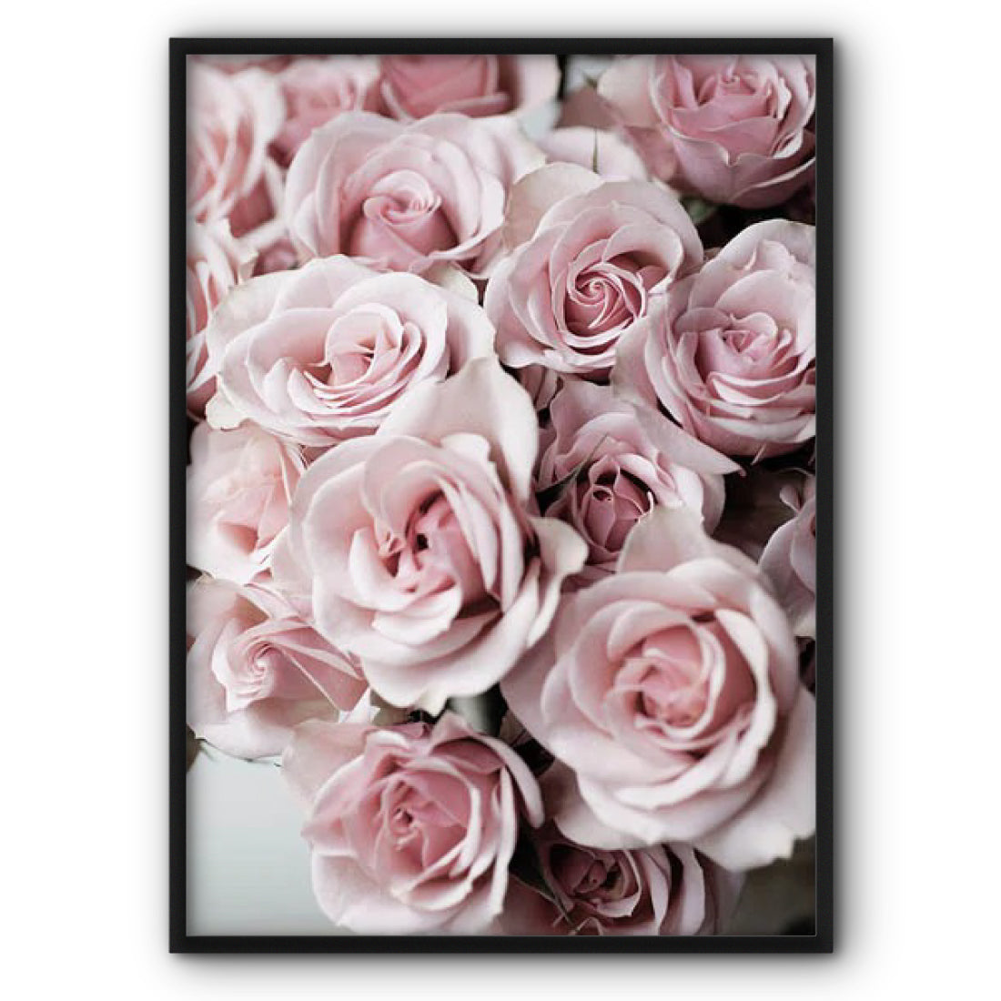 Pink Roses Canvas Print Wall Art Poster – The Style Habitat