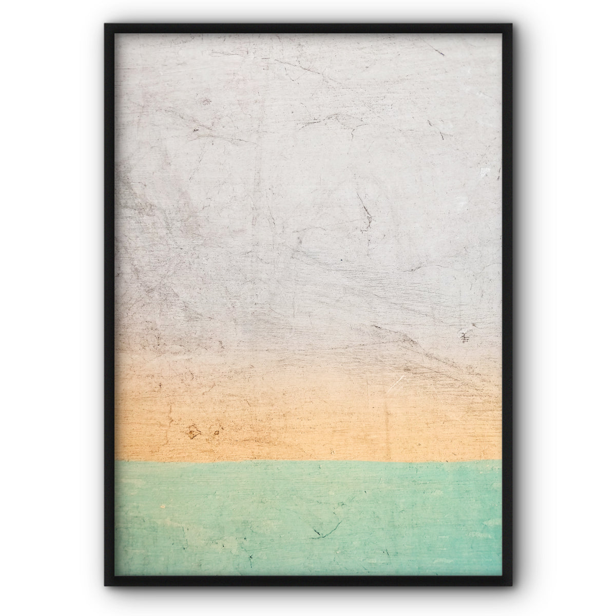 Turquoise And Yellow Canvas Print Wall Art Poster – The Style Habitat